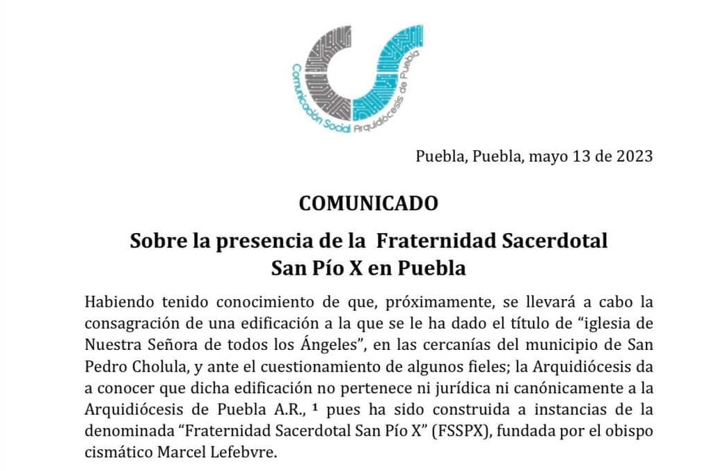 Arquidiócesis Se Deslinda De Edificación De Iglesia Nuestra Señora De